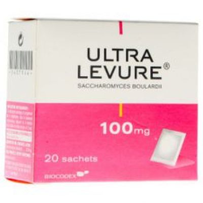 ULTRA-LEVURE 100mg Poudre suspension buvable 20 Sachets - BIOCODEX - Prix
