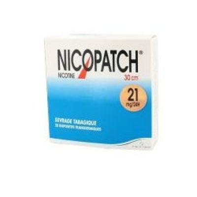 NICOPATCH 21mg/24h (52,5mg/30cm2) DISP TRANSDERM B/28 - Pierre Fabre ...